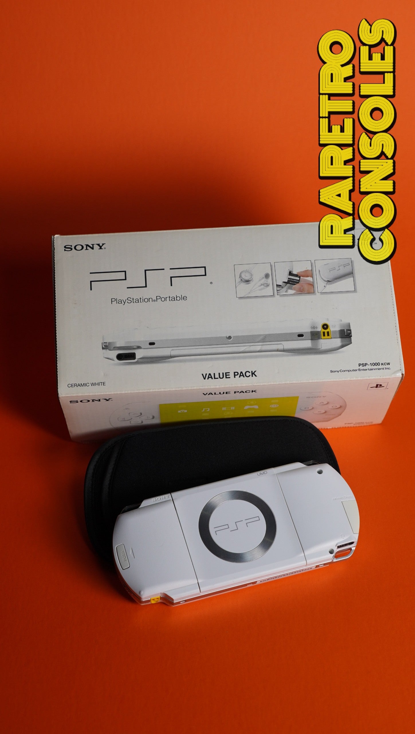 Excellent Ceramic White PSP 1000 with Box | Raretro Consoles