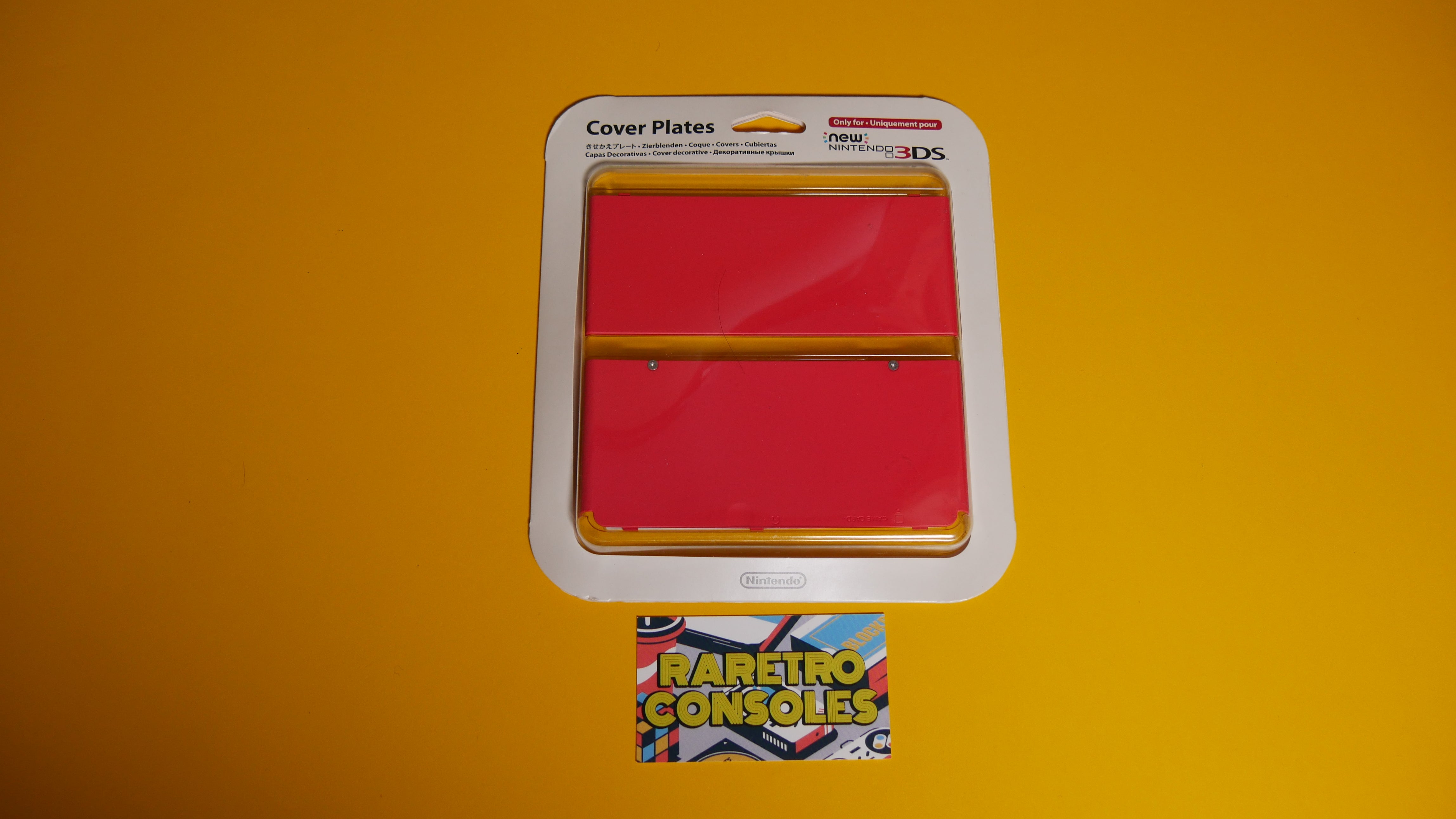 New Nintendo 3DS Cover Plates No. 011 Red | Raretro Consoles