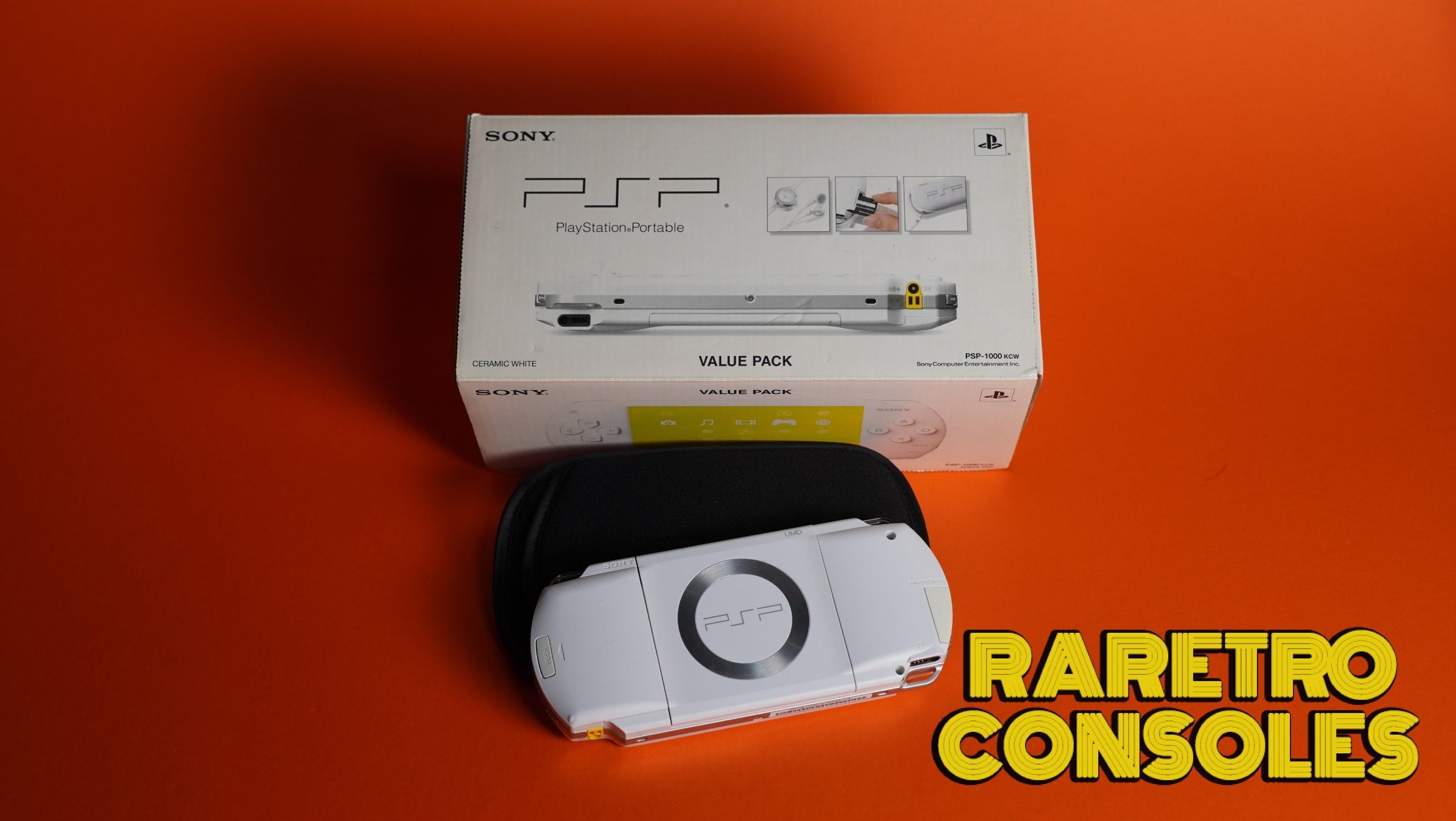 Excellent Ceramic White PSP 1000 with Box | Raretro Consoles