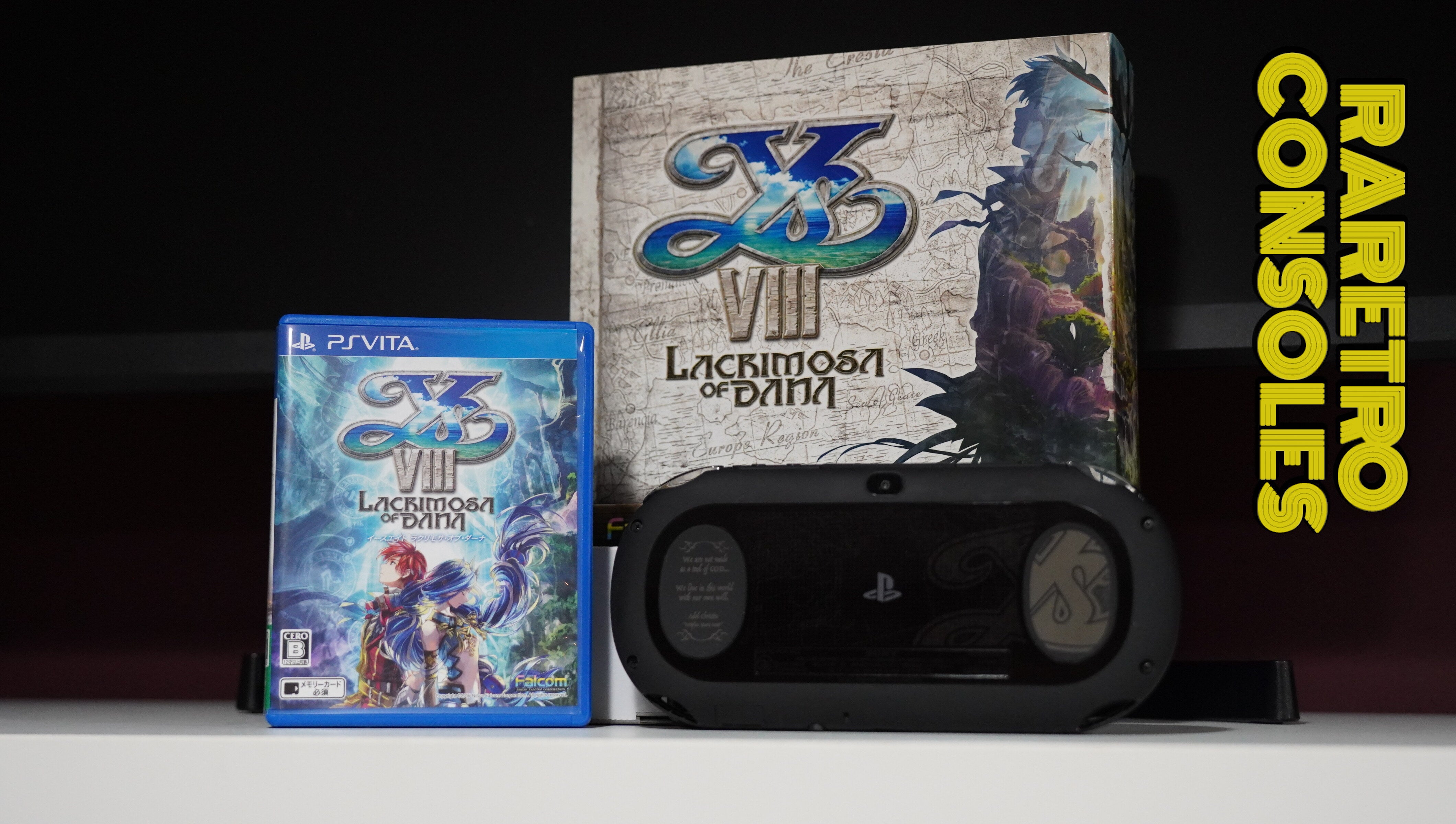 Ys VIII Black Pearl Edition Limited Edition Playstation Vita 2000 with ...